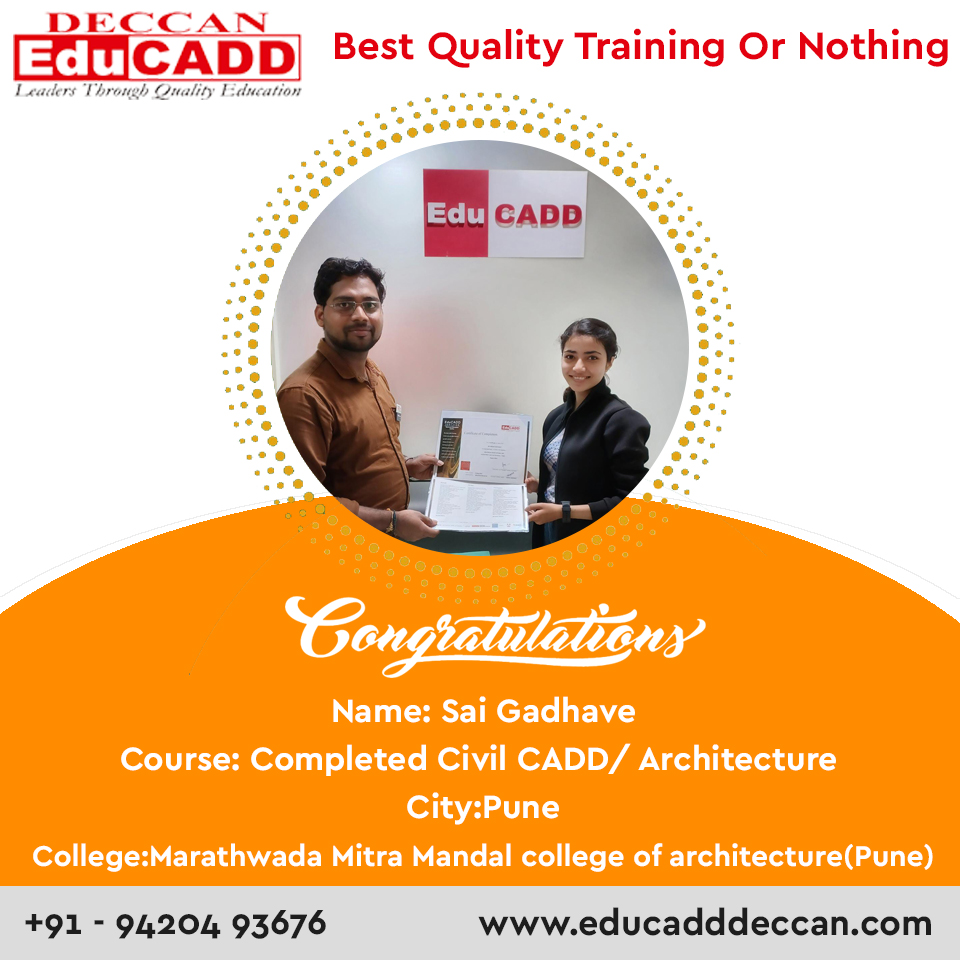 Course Completion – Jobs By EduCADD Deccan